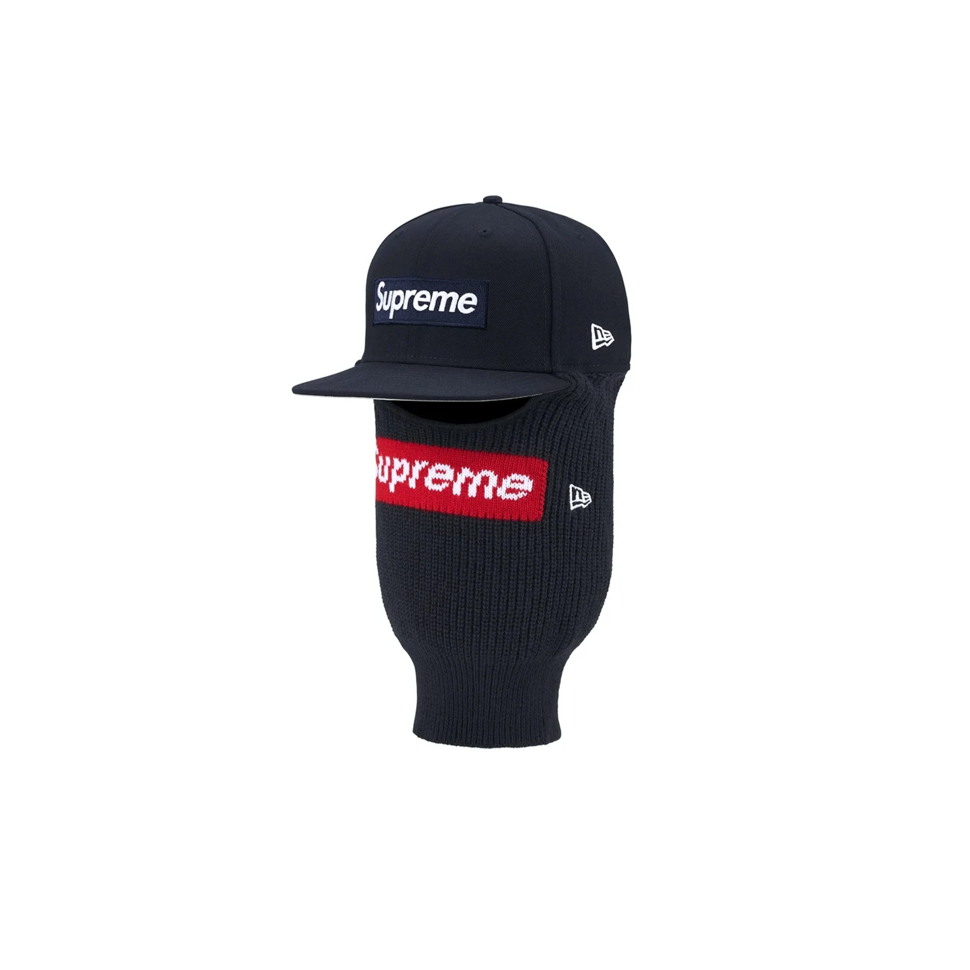 Supreme New Era Box Logo 59Fifty Balaclava Cap Navy – Story Cape Town