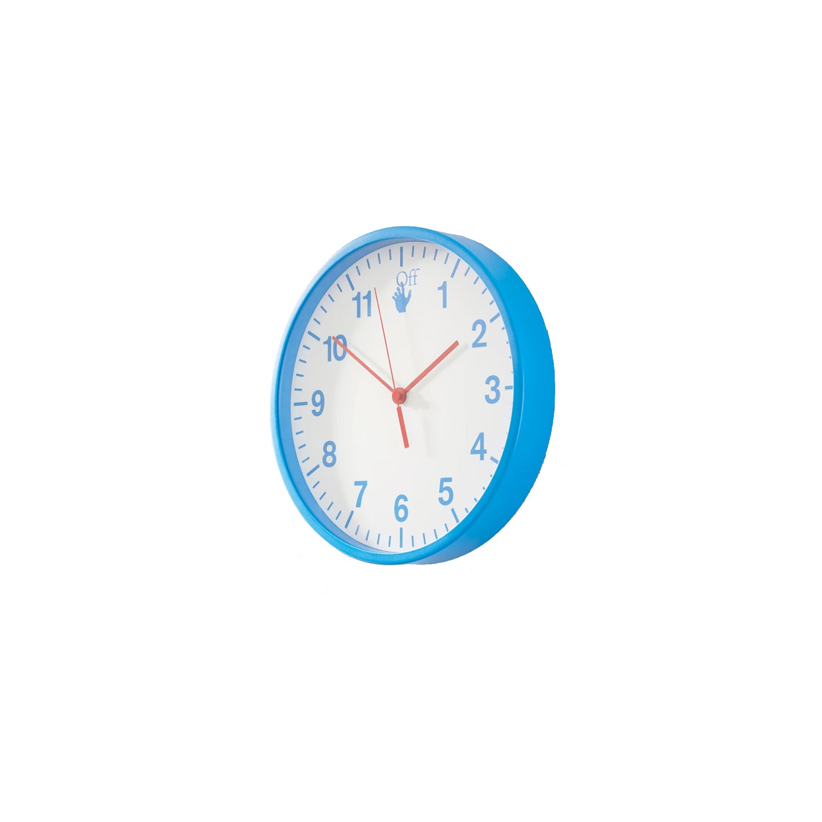 OFF-WHITE Wall Clock Matte Blue – Story Cape Town